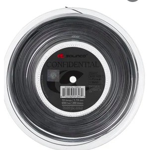 Solinco Confidential Tennis String 18g/1.15mm (Cut from reel) | Shopee ...