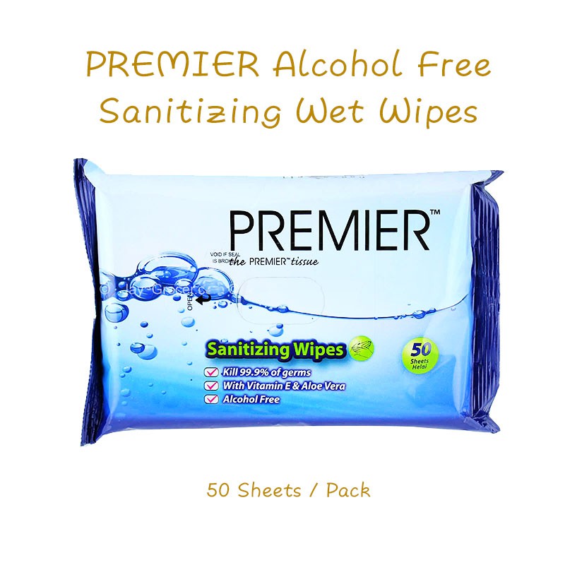Premier Sanitizing Wipes Wet Tissue 100 sheets | Shopee Malaysia