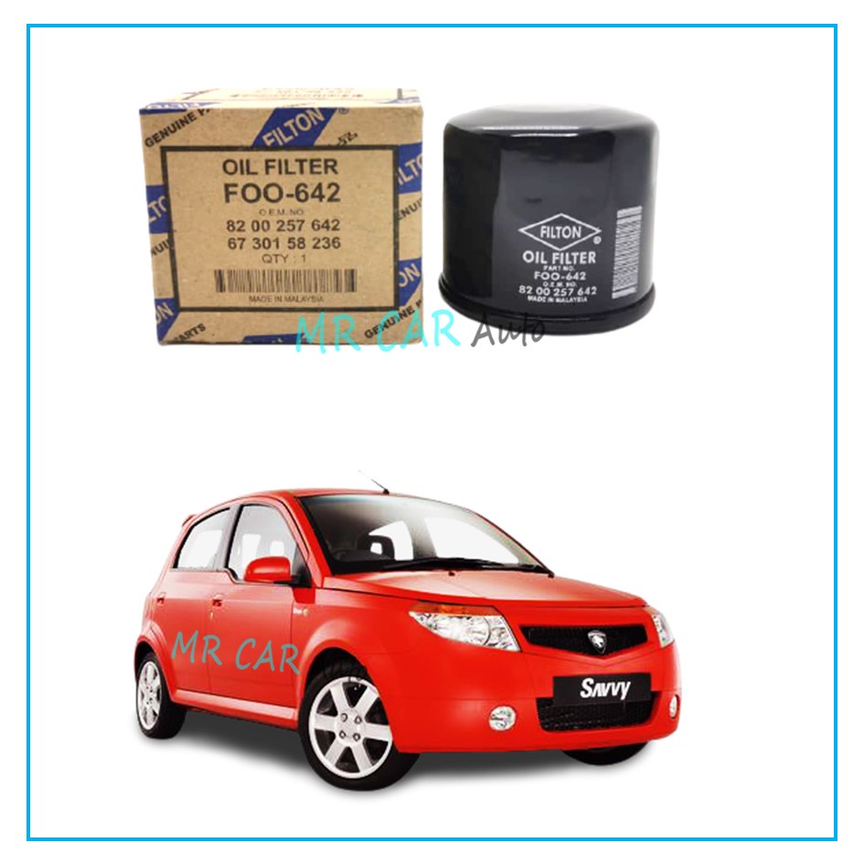 PROTON SAVVY ENGINE OIL FILTER / PENAPIS MINYAK (FILTON) | Shopee Malaysia