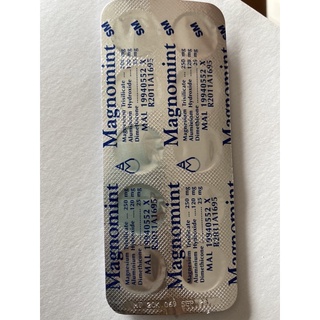 Pil Gastrik, Indigestion, Heartburn | Magnomint Tablet (1 strip x 10 ...