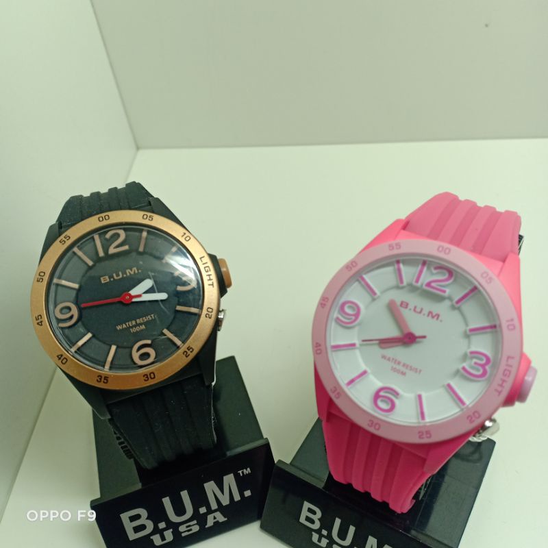 Bum Equipment Analong Men's and Women Silicone Strap Authentic Watch ...