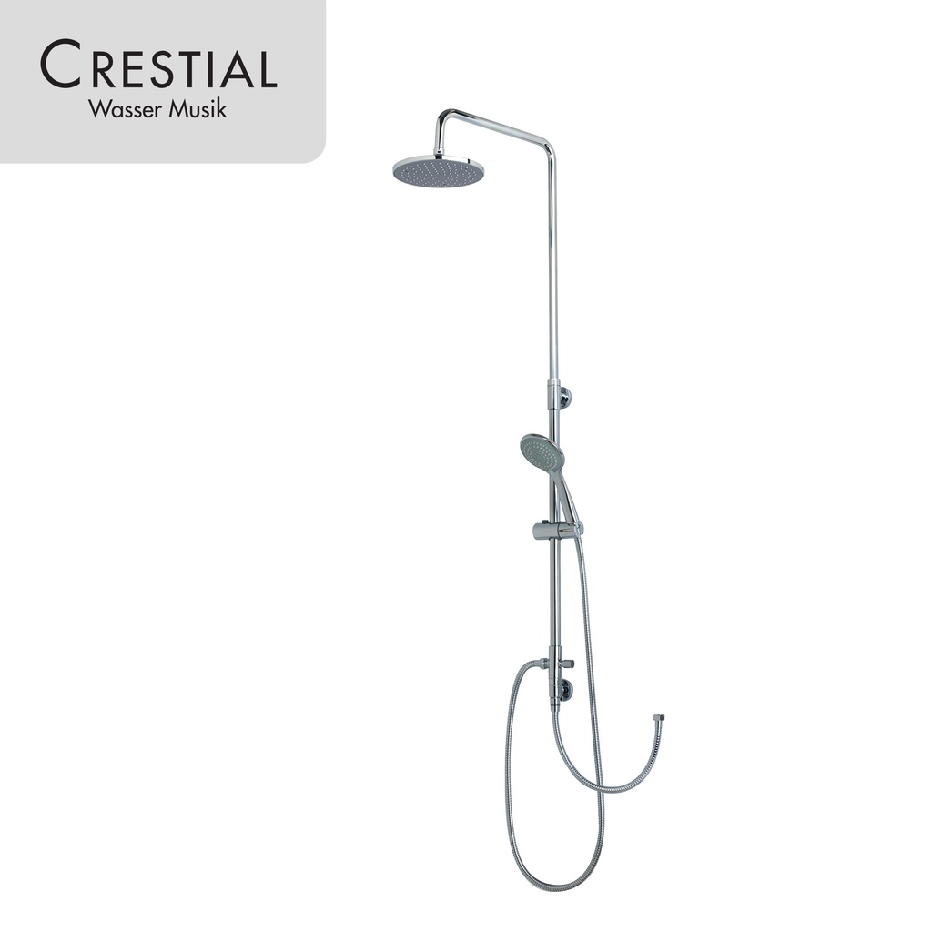 CRESTIAL Bathroom Wall Mounted Exposed Shower Set C43045 | Shopee Malaysia