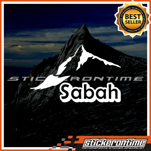 Car Sticker Negeri SABAH proton honda perodua mazda nissan toyota 4x4 ...