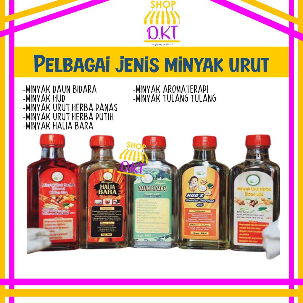 MINYAK DAUN BIDARA / MINYAK HUD / MINYAK URUT HERBA / MINYAK HALIA BARA ...
