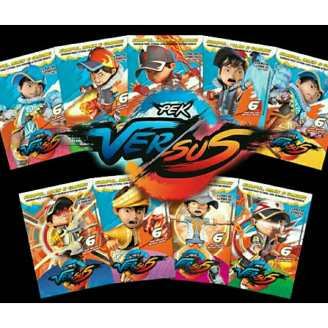 KAD BOBOIBOY EDISI VERSUS «Loose pack» | Shopee Malaysia