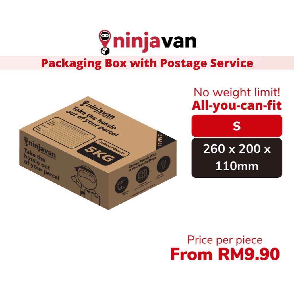 Ninja Pack Bundle - Prepaid Box S size - Packaging Box Courier Service ...