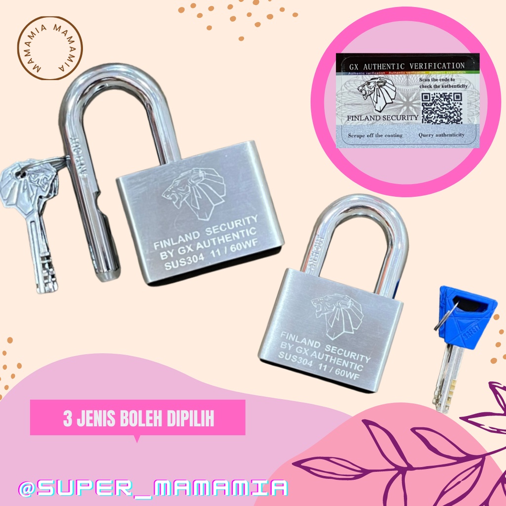 [ORIGINAL OFFICIAL VERSION 1-3 |PADLOCK FINLAND SECURITY V1,V2 NEW 2022 ...