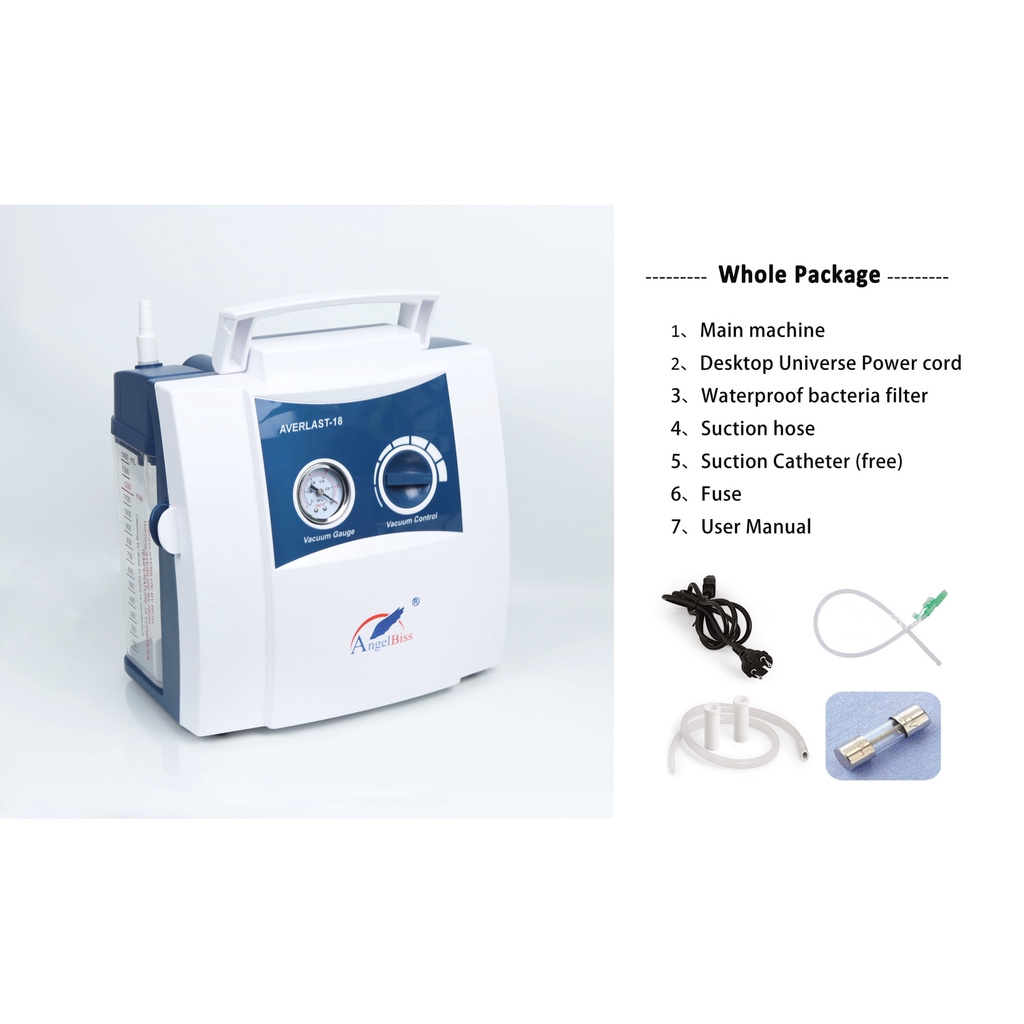 AngelBiss Averlast Phelgm Suction Aspirator ( Averlast 18 series) (1 ...