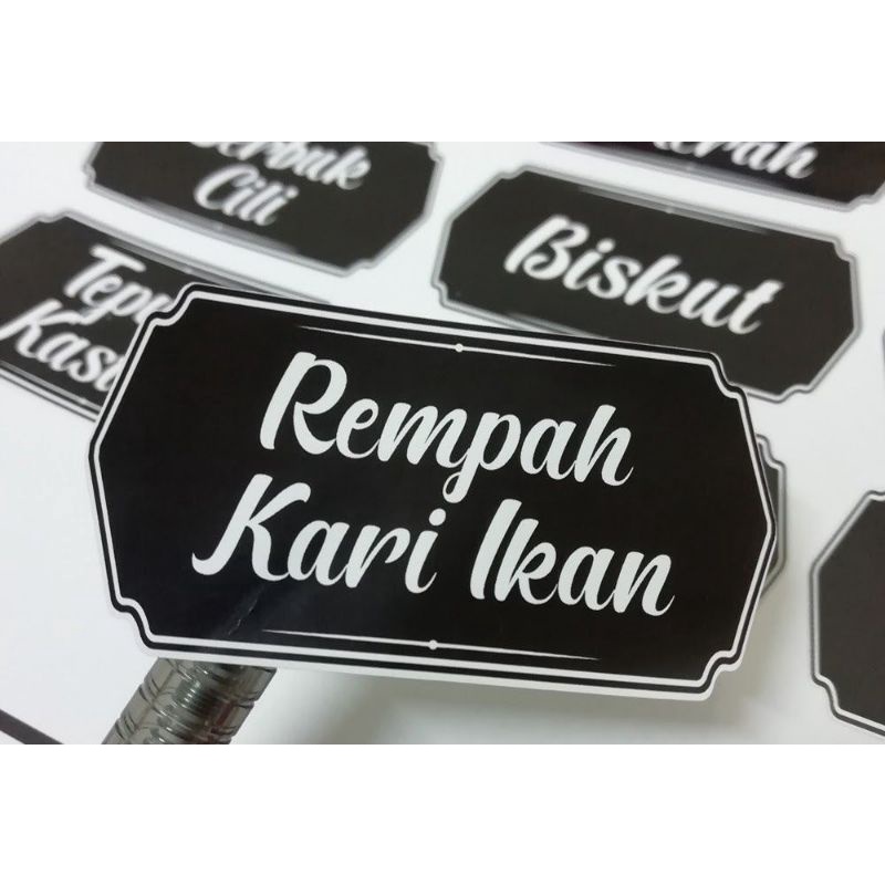 STICKER LABEL DAPUR(42 pcs) | Shopee Malaysia