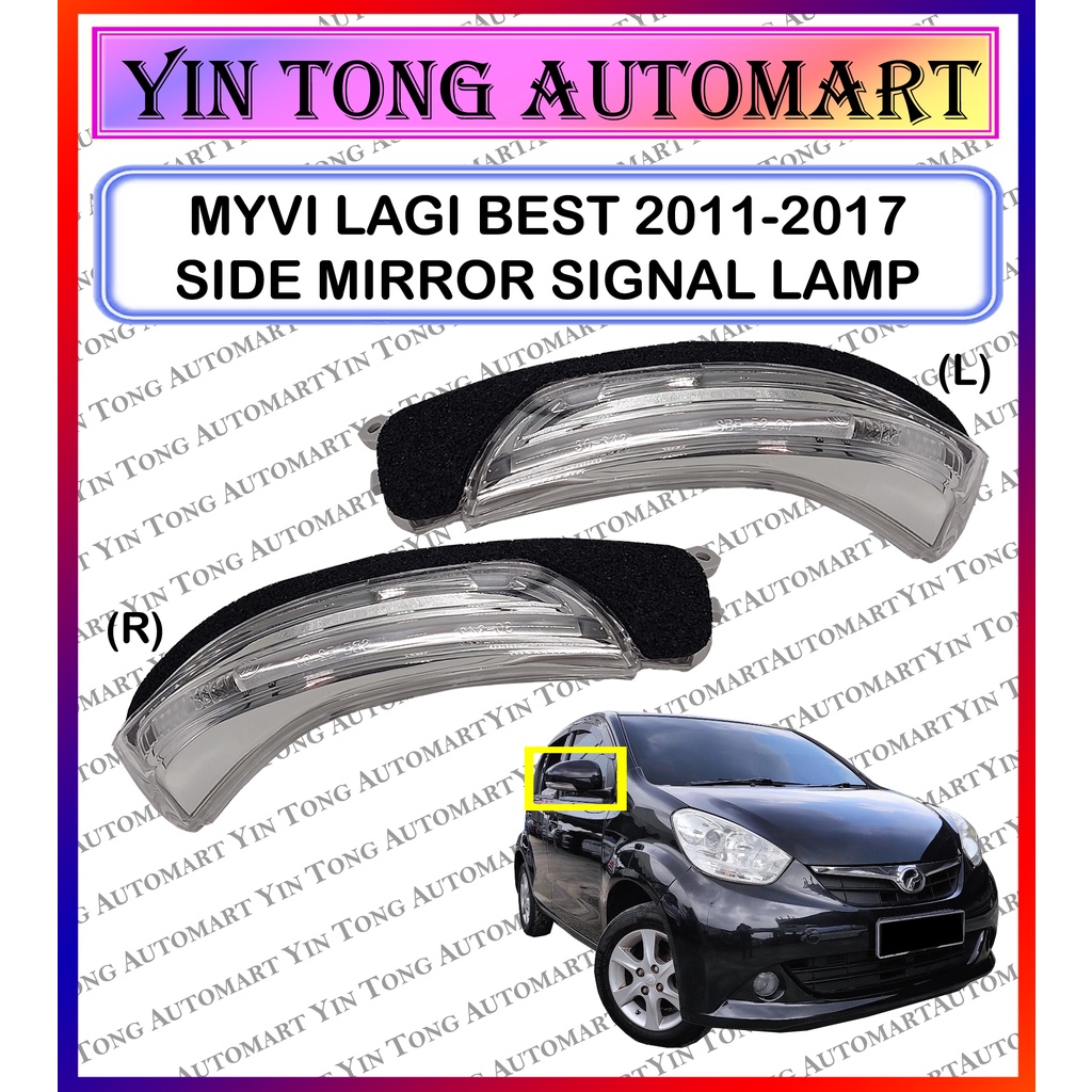 PERODUA MYVI LAGI BEST 2011-2017/ MYVI ICON/ AXIA/ BEZZA SIDE MIRROR ...