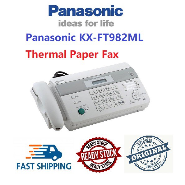 (Ready Stock) Panasonic KX-FT982 KX-FT982ML Basic Thermal Paper Fax ...