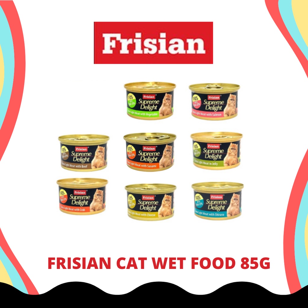 Frisian Supreme Delight Cat Can Food Wet Food 85g | Shopee Malaysia