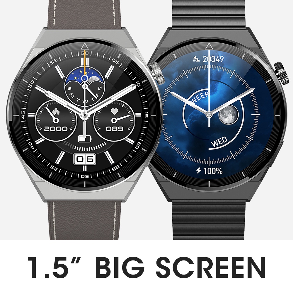 NFC Smart Watch GT3 Max 1.5 inch Heart Rate Bluetooth Call IP68 ...