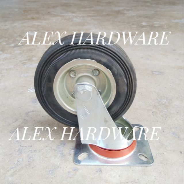 (8 pcs) (5 inch) (Roda Pusing) Heavy Duty Swivel Casters Wheel 5 inch ...