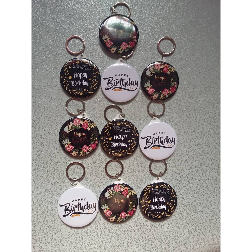 CUSTOM MADE KEYCHAIN BADGE 58MM DIAMETER MINIMUM ORDER 10 PCS | Shopee ...