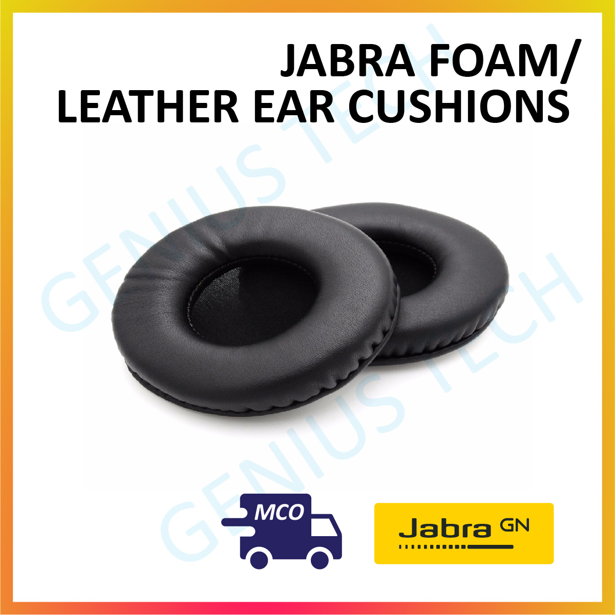 Jabra Foam/Leather Ear Cushions for Evolve 20/30/40/65 Headset | Shopee ...