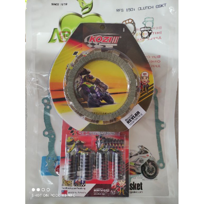 BENELLI RFS 150i/BENELLI 150S/BENELLI R18 KOZI RACING CLUTCH COMPLETE ...
