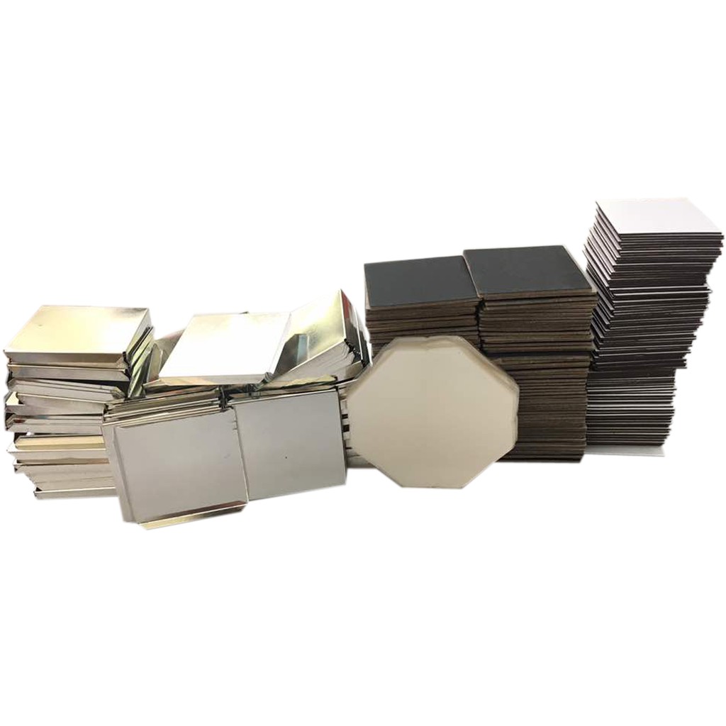 Button Badge Pin 53mm (Square -100pcs) Raw Material l Material Kosong l ...