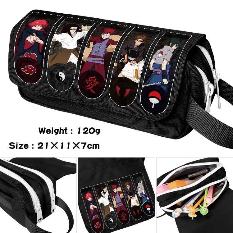 [Ready Stock] Naruto Pencil Case Canvas Waterproof Portable Large ...