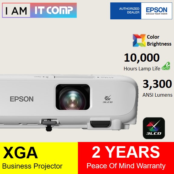 Epson EB-X05 / EB-X06 3LCD XGA ( 3,600 Lumens / 12,000 Hours Lamp Life ...