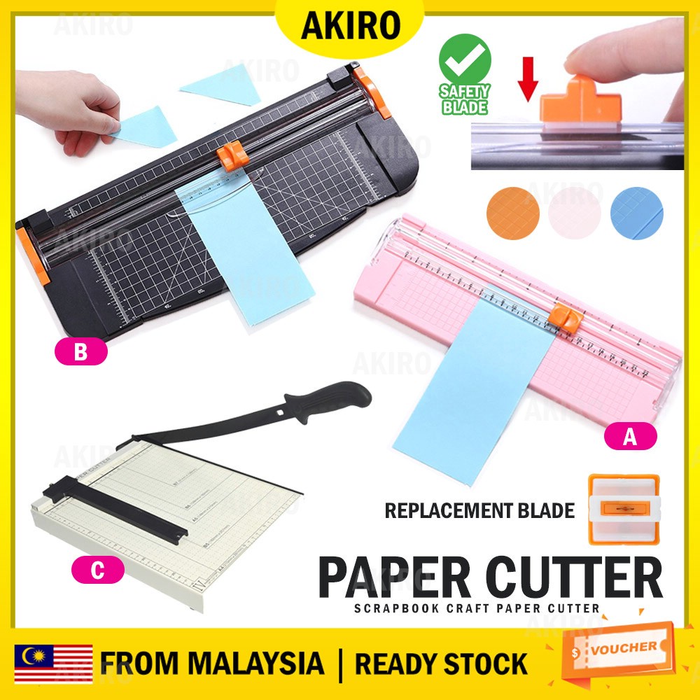 AKIRO A4 Cutter Size Scissor Knife Scrapbook Craft Paper Cutter Photo ...