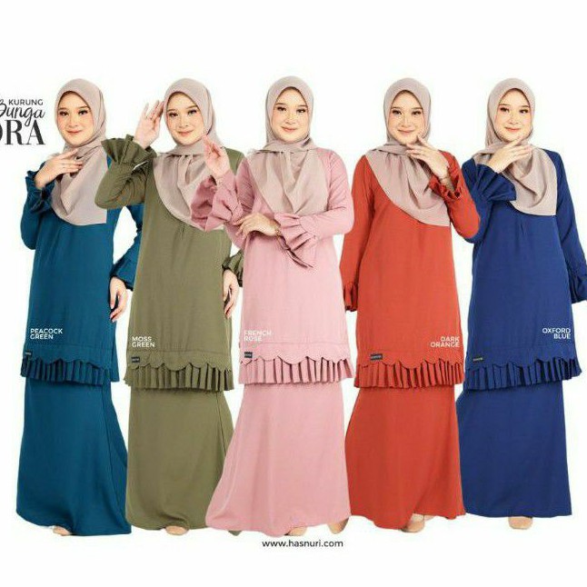 HASNURI COLLECTION BAJU KURUNG BUNGA IXORA | Shopee Malaysia