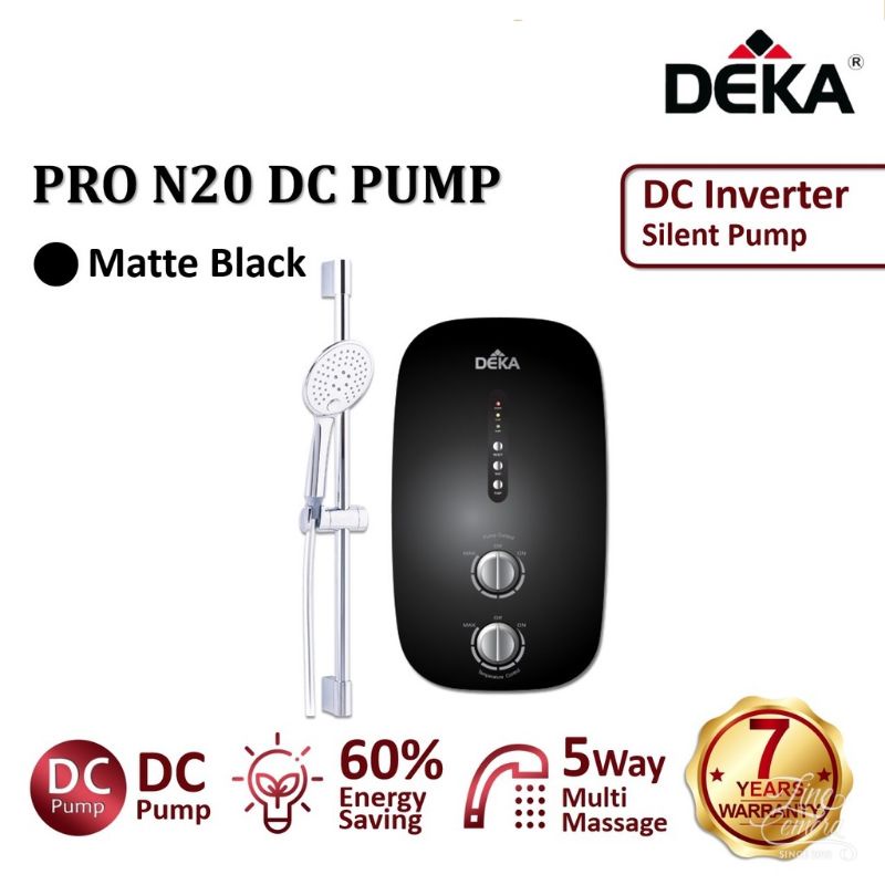 DEKA PRO N20 DC Pump Instant Heat Water Heater with DC Inverter Pump ...