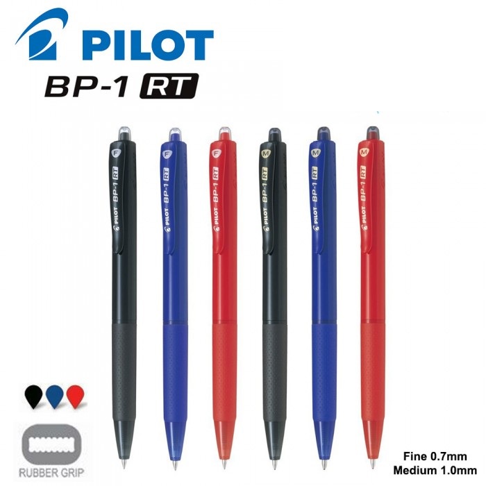 PILOT BP-1RT Pen Medium / Fine ( 1.0mm / 0.7mm ) | Shopee Malaysia
