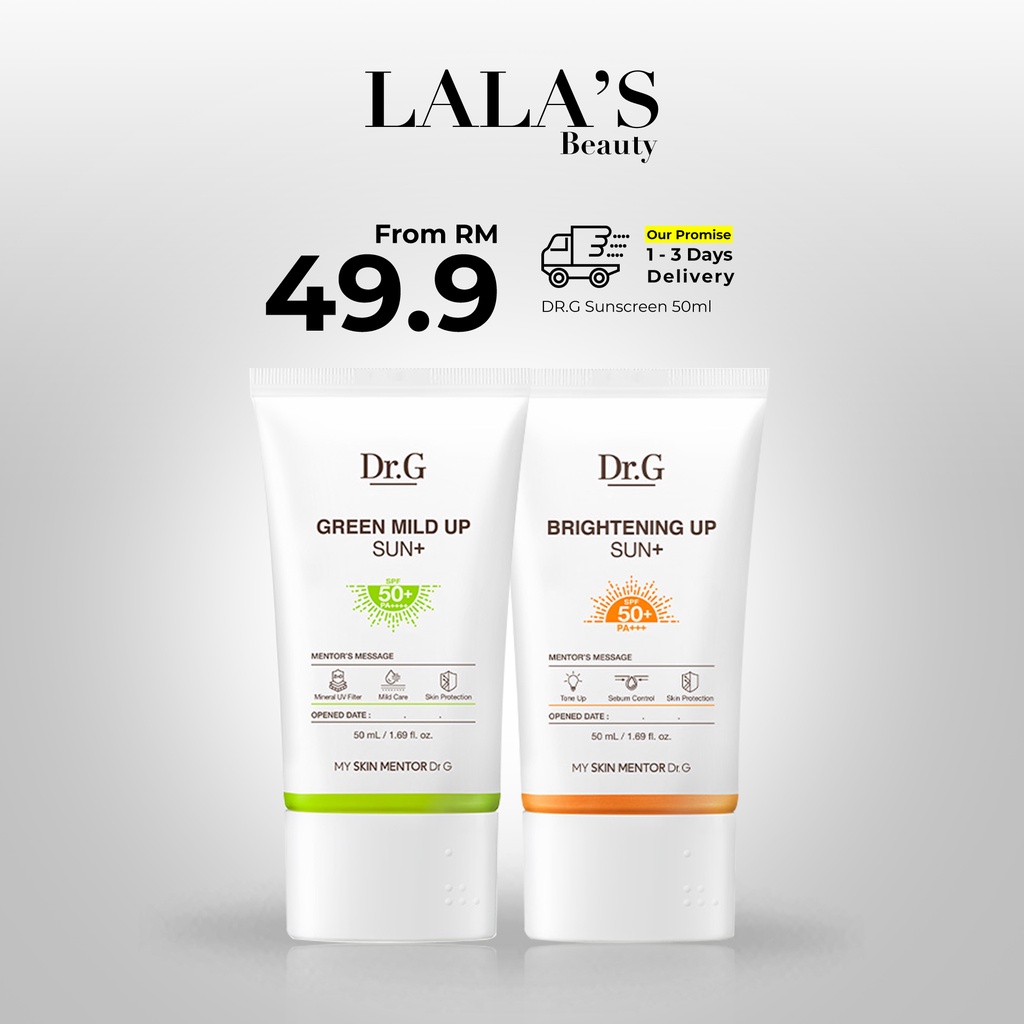 DR.G Sunscreen SPF 50+ PA++++ 50ml [READY STOCK] | Shopee Malaysia