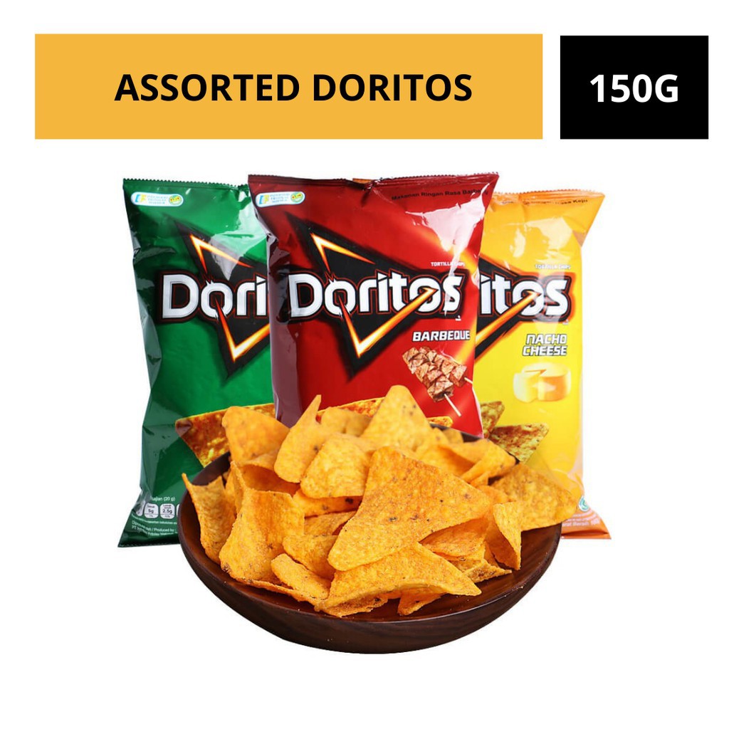 [HALAL] DORITOS INDONESIA FLAVOURED CORN CHIPS 150g (ROASTED CORN ...