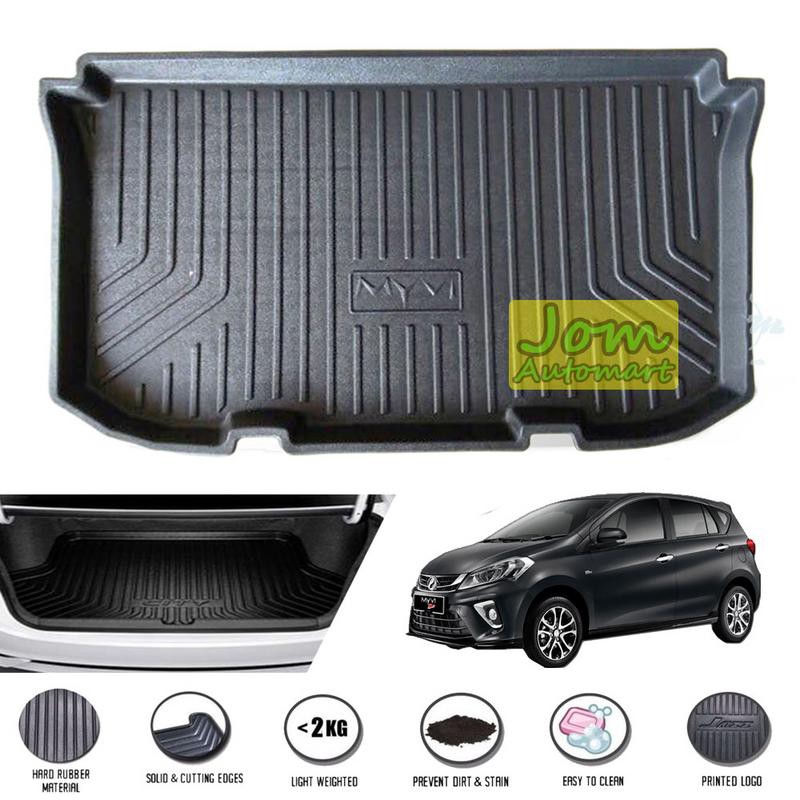 Perodua Myvi 2018 Anti Slip Rear ABS Boot Tray | Shopee Malaysia