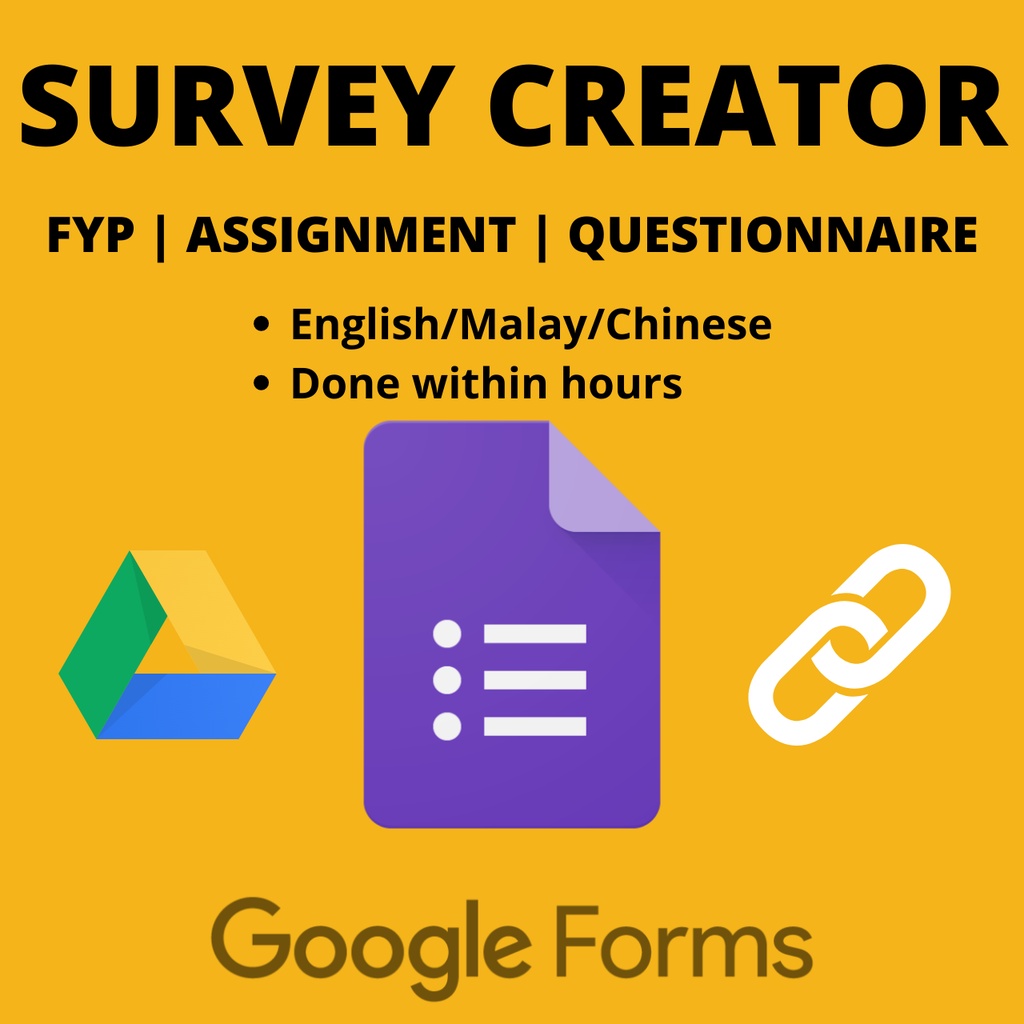 Google Forms Survey Creator Service (FYP, Assignment, Questionnaire ...