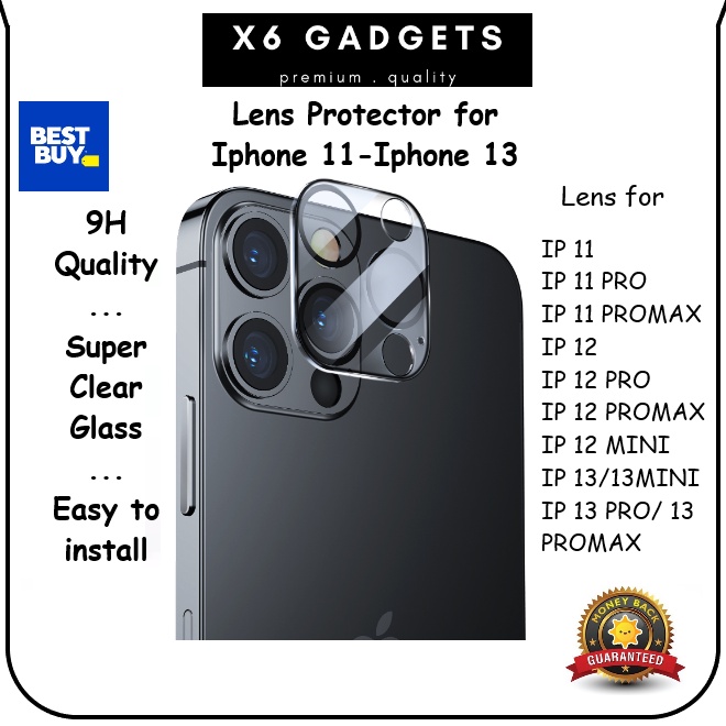 [ READY STOCK ] IP 14 PROMAX TO IP 11 CLEAR CAMERA LENS FULL COVERED ...