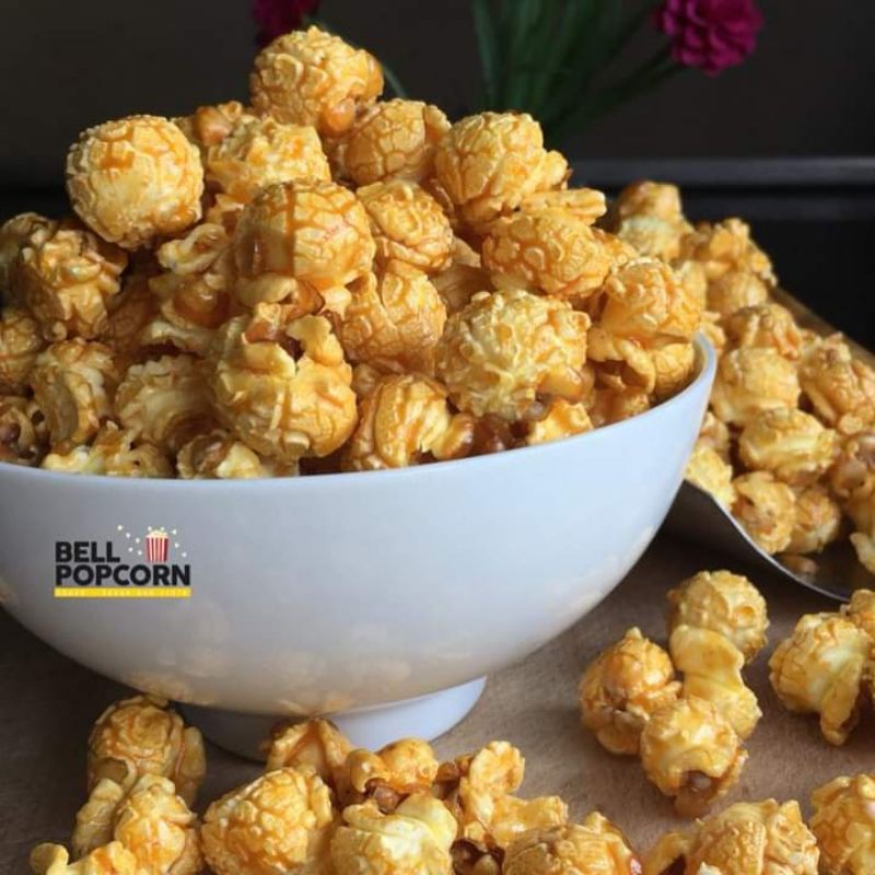 Popcorn Caramel Bell Popcorn Ready Stock Halal Popcorn Halal Snacks ...