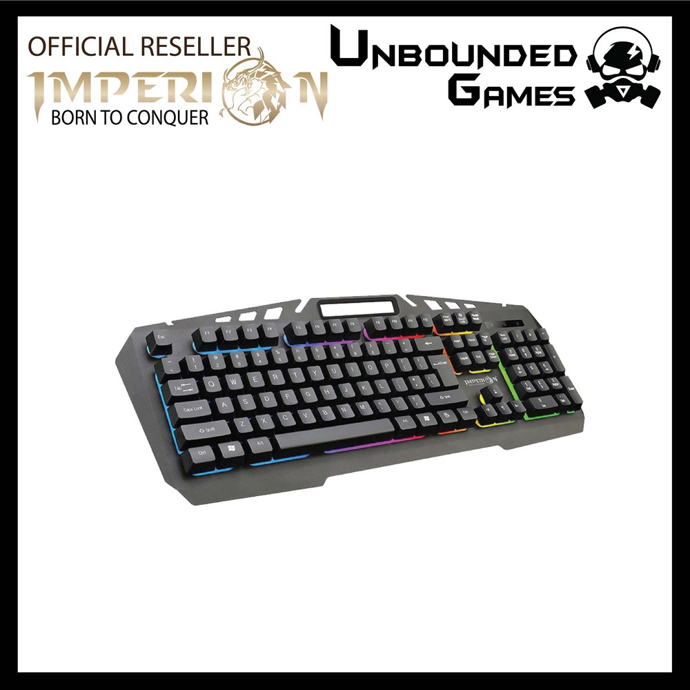 Imperion Gaming Keyboard Meteorite with LED Mechanical Full Sized wired ...