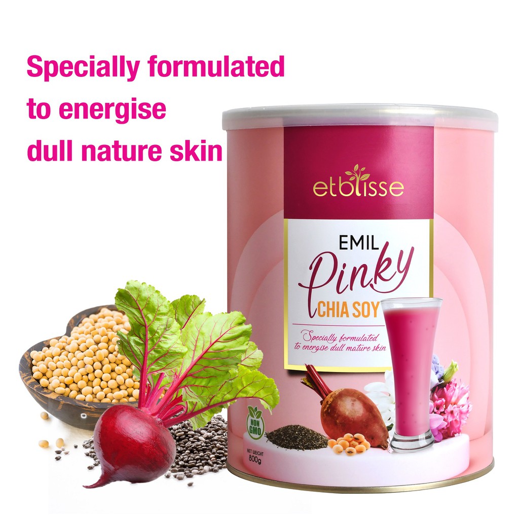 Etblisse Emil Pinky Chia Soy - HALAL (800g) | Shopee Malaysia