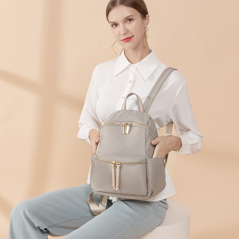Oxford Cloth Backpack Women Laptop Bag All-Match Large Capacity Canvas ...