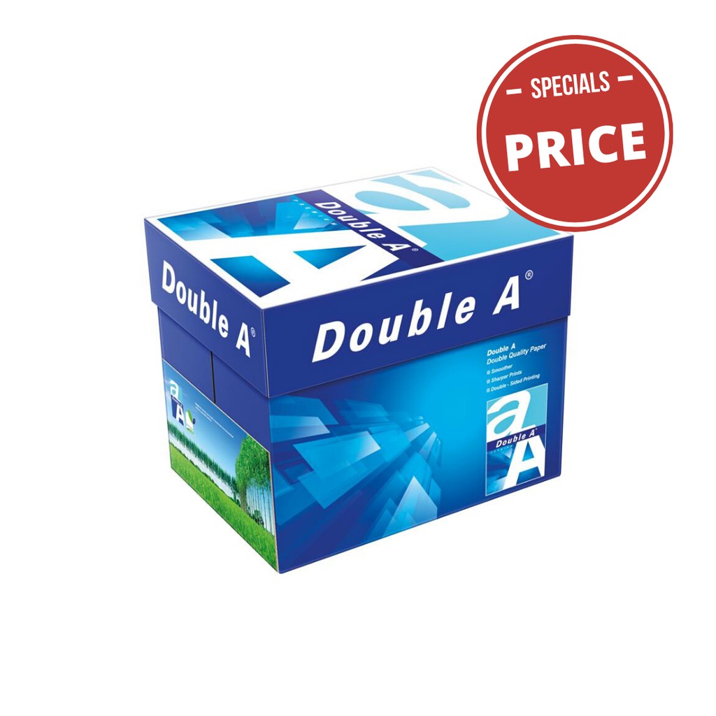 Double A A4 Paper 80gsm 500sheets x 5 (1 Carton) | Shopee Malaysia