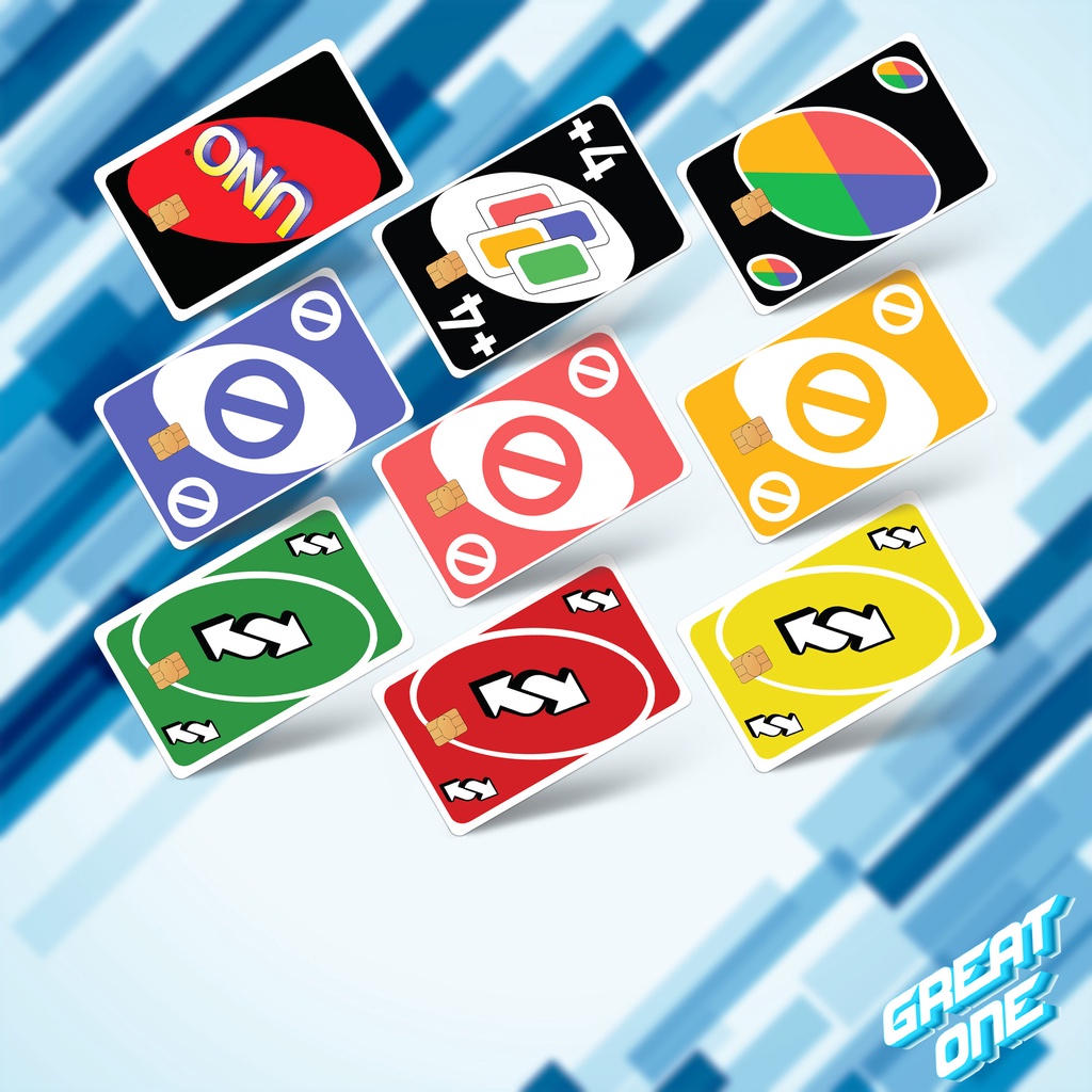 Uno Anime ATM Bank Sticker Card Cover Access Touch n Go Skin Bank Debit ...