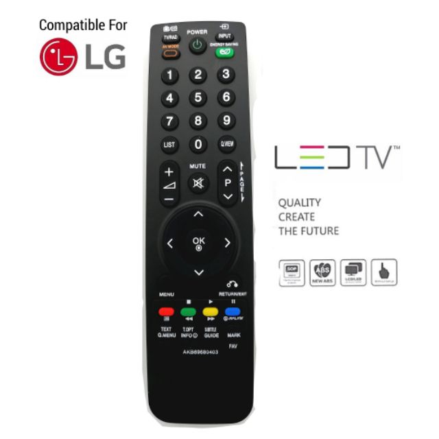 LG LED/LCD TV Remote Control Replacement (AKB69680403) | Shopee Malaysia