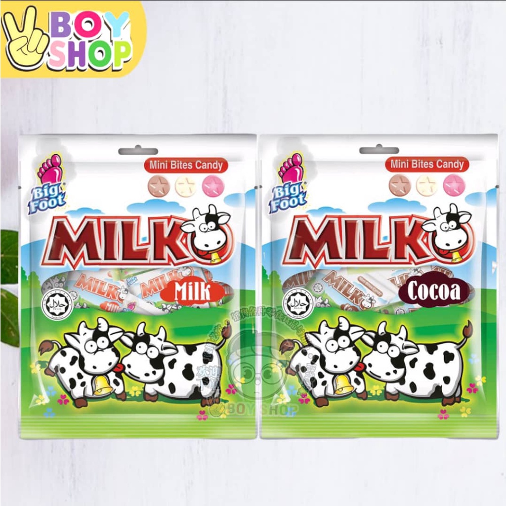 Big Foot Milko Mini Bites Candy 60g | Shopee Malaysia
