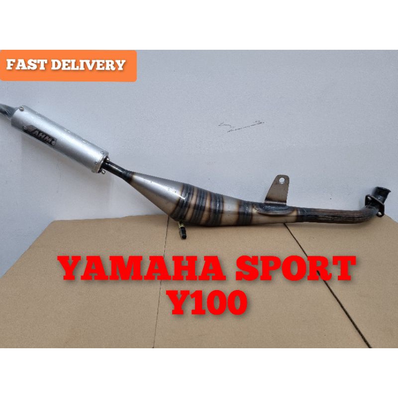 YAMAHA SPORT Y100 EXHAUST PIPE EXZOS RACING ON | Shopee Malaysia
