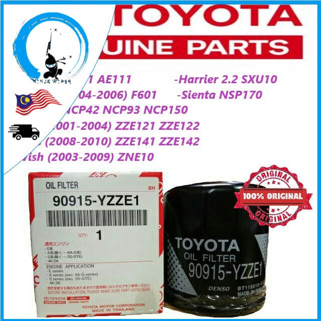 Toyota genuine oil filter 90915-yzze1 | BeeCost