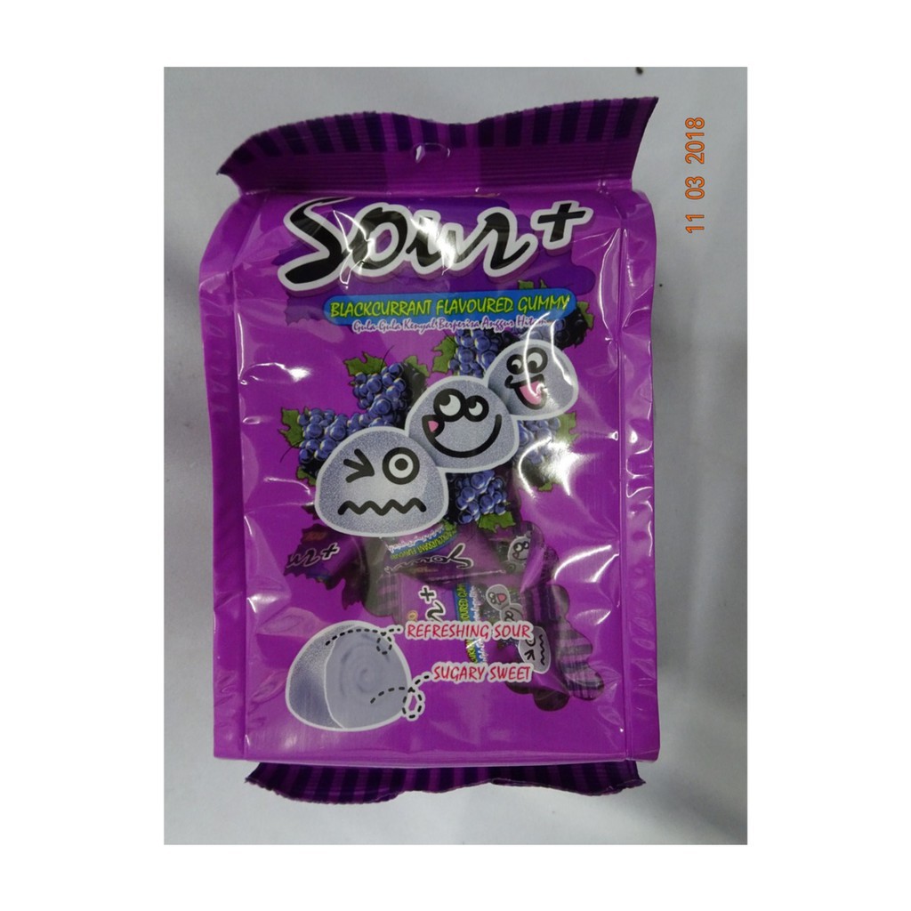 100g Lot 100 Sour Blackcurrent Gummy (LOCAL READY STOCKS) | Shopee Malaysia