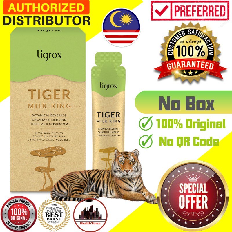 Promotion!! Tigrox Tiger Milk King💯 Original - Minuman Botani Cendawan ...