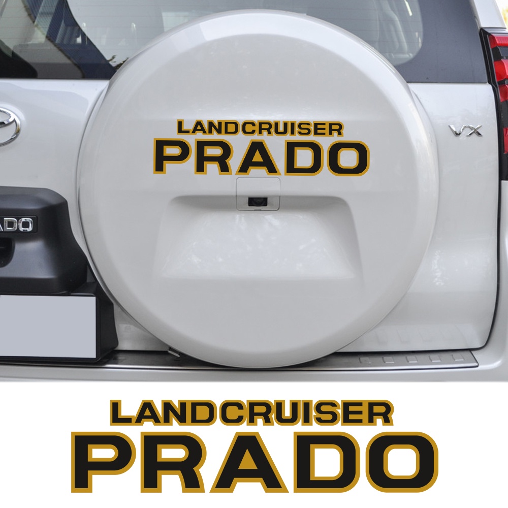 Car Graphic Vinyl Decals Stickers for Toyota Land Cruiser Prado Spare ...