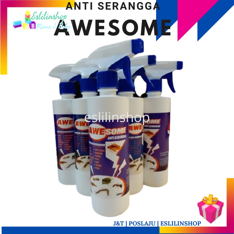 AWESOME SPRAY ANTI SERANGGA SEMUT LIPAS (PATI KENA BANCUH DENGAN AIR ...