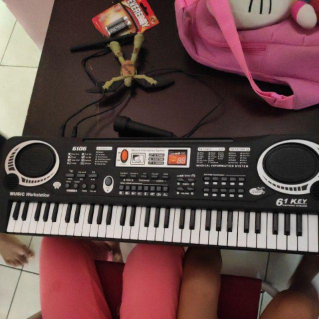 61-key Piano Electronic Keyboard Beginner Piano Keyboard 61 Key Alat ...