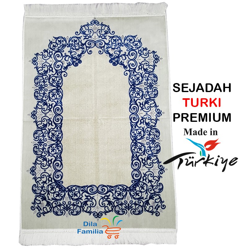 Sejadah Turki Putih Nikah Hantaran Kahwin Hadiah Tunang Corak Zig Zag ...