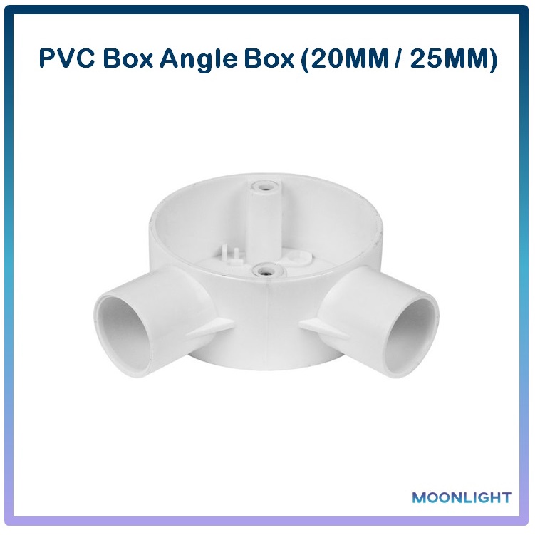PVC Angle Box 2 Way for PVC Conduit Pipe (20MM / 25MM) | Shopee Malaysia